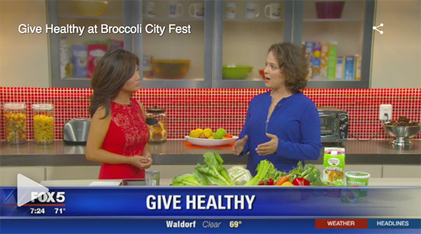 Ashley Koff, RD – Live TV Interview – #GiveHealthy Launch – #GIVEHEALTHY